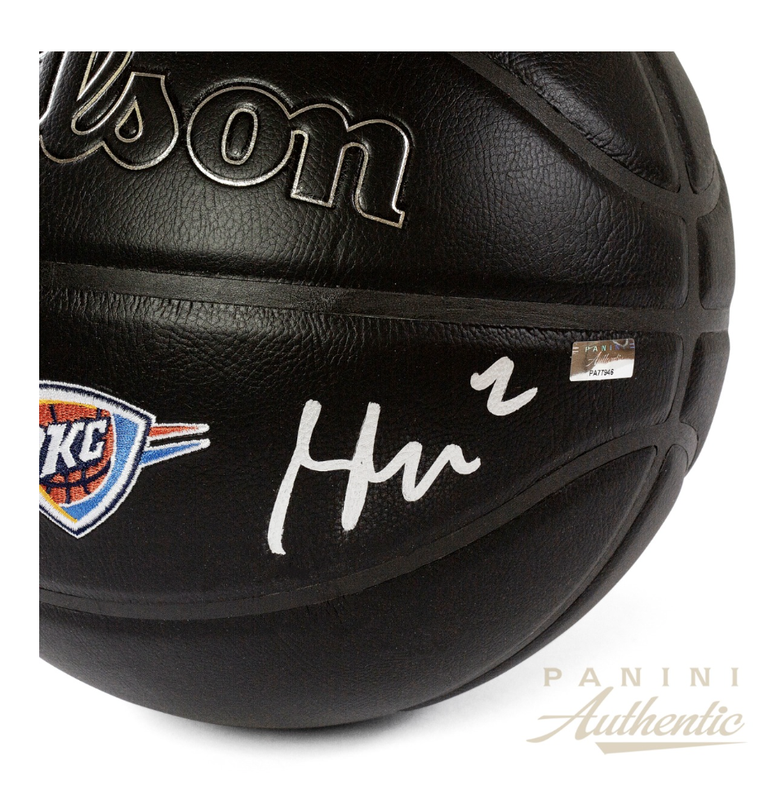 Shai Gilgeous-Alexander Autographed OKC Thunder Premier Replica Ball P ...