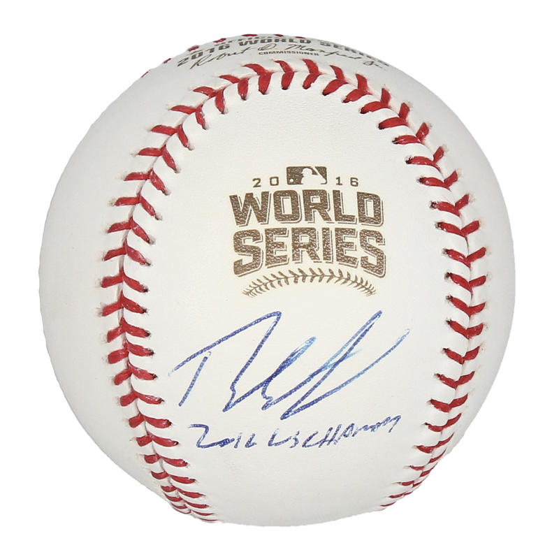 Theo Epstein Autographed "2016 WS Champs" Cubs Official MLB Baseball B ...