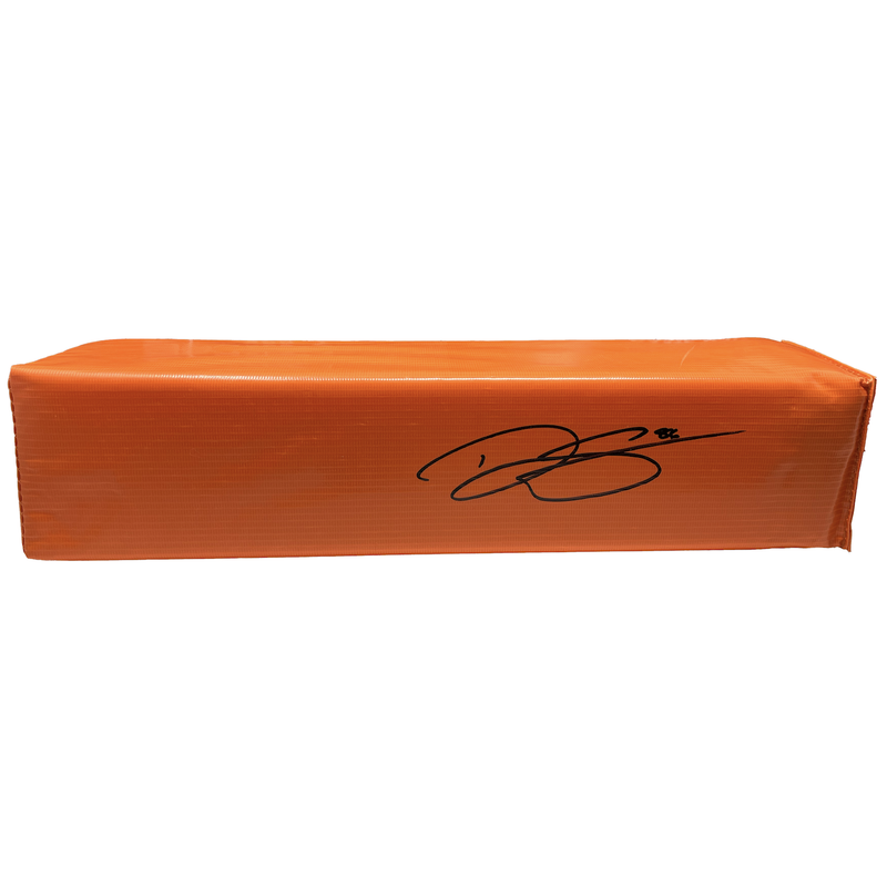 Dalton Schultz of the Texans Autographed End Zone Pylon Beckett Witnes ...