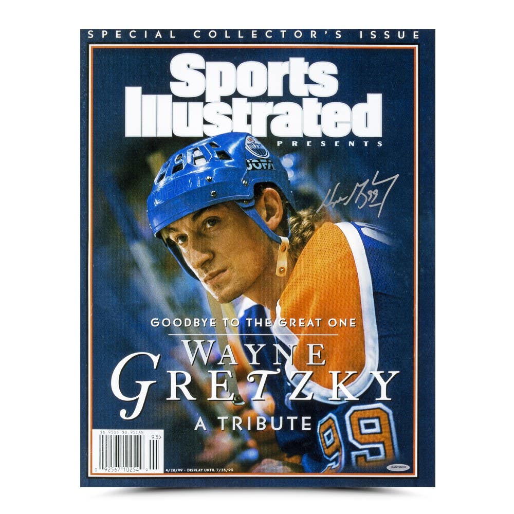 WAYNE GRETZKY Autographed Sports Illustrated Tribute Goodbye To The Gr ...